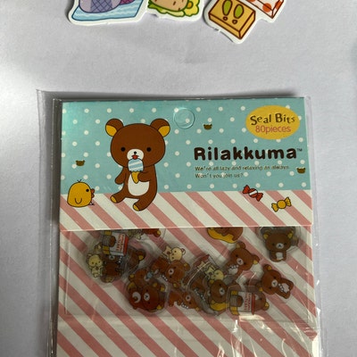 Rilakkuma Stickers, Cute Bear Stickers, Japanese Kawaii Stationery ...