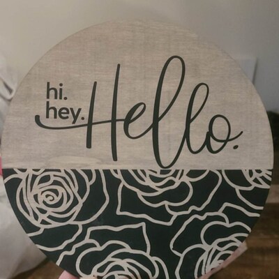 Hi. Hey. Hello. SVG Welcome Design - Etsy