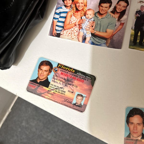 Dexter TV Series Dexter Morgan Driver's License Cosplay Prop - Etsy