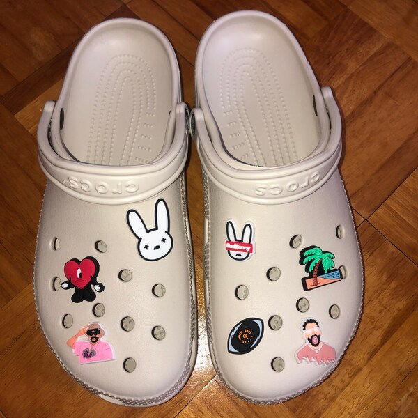 Bad Bunny Croc Charms - Etsy