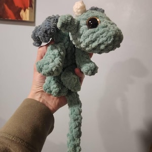 Diddy Dex the Palm Sized Snuggler Dragon Crochet Pattern Amigurumi ...