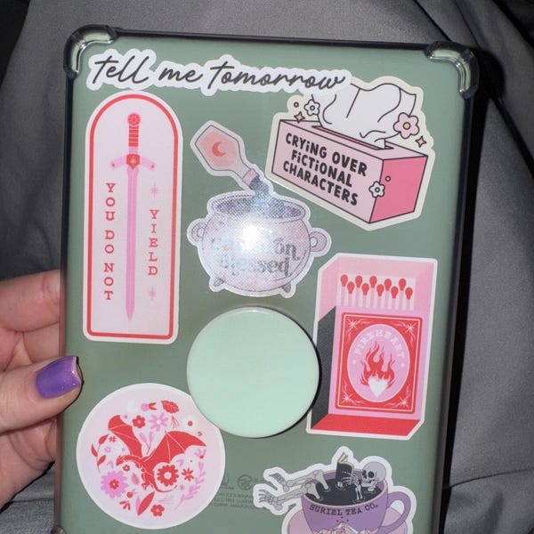 Shadow Daddy Heart Sticker, Romantasy Kindle Sticker, ACOTAR Sticker ...