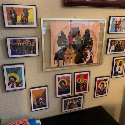 Sadé Print A4 / A3 Digital Collage Black Art - Etsy