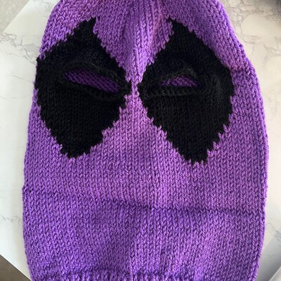 Prowler Mask Balaclava From Spider Man, Marvel Mask Purple Mask ...