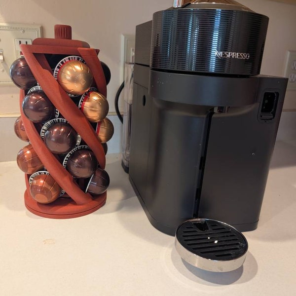 Spiral Nespresso Vertuo Pod Holder. Vertuo Capsule Dispenser Stand ...