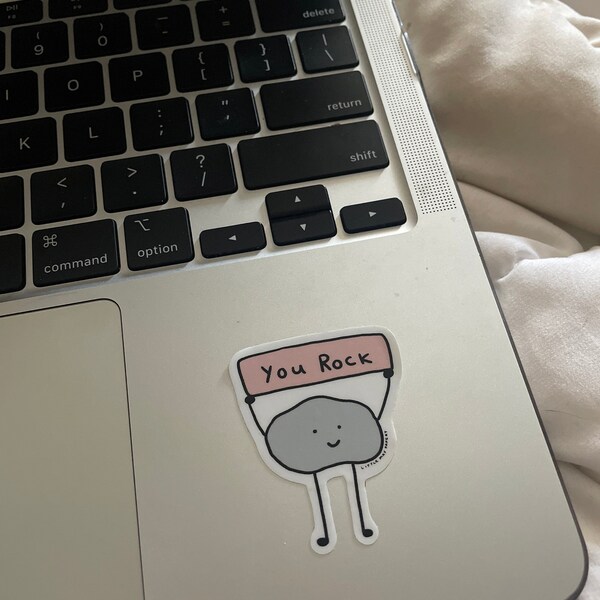 You Rock Vinyl Sticker // Cute Sticker // You Rock Sticker - Etsy