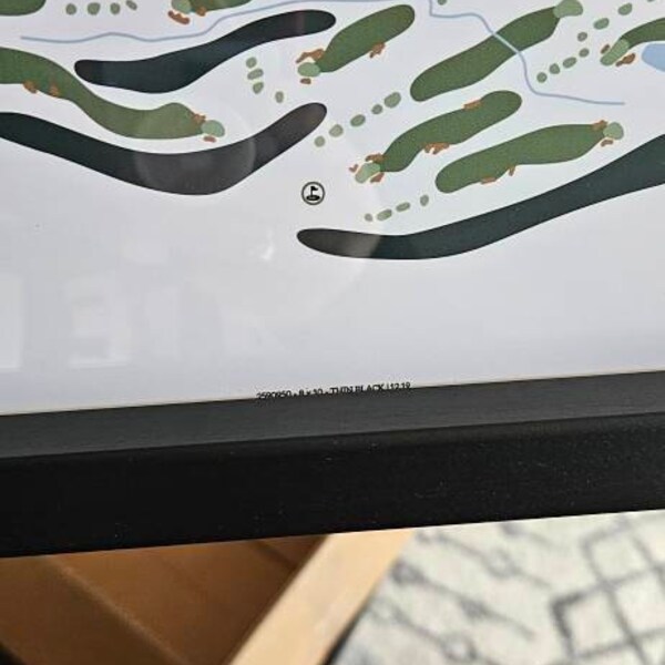 Custom Golf Course Towels, Golf Course Map Poster, Golf Lover Wall Art ...