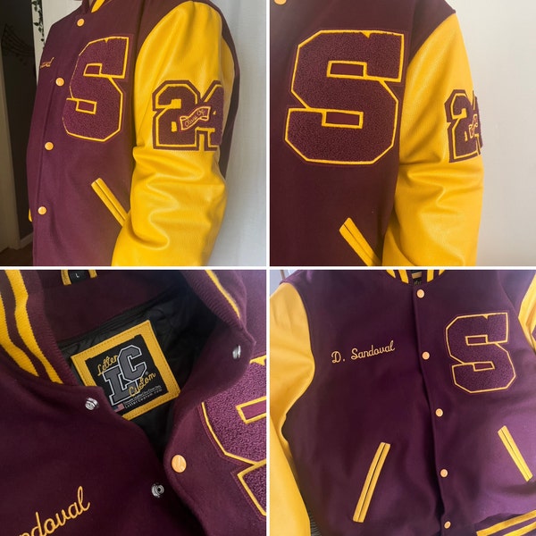 Custom Varsity Cheerleader Jacket White Leather & Royal Blue Wool ...