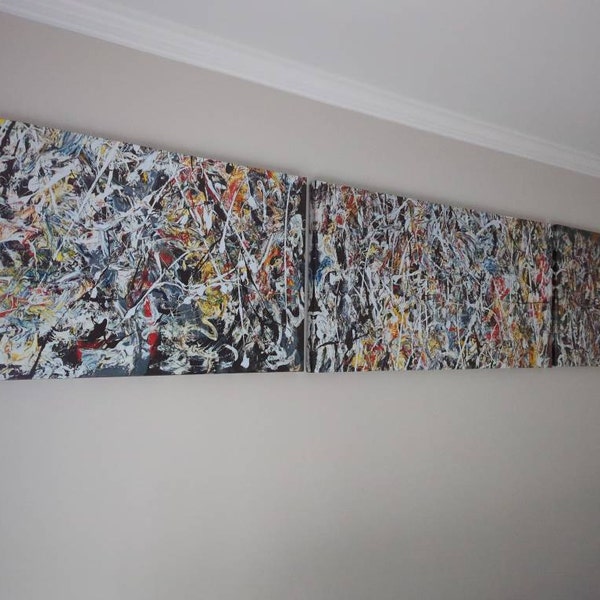 Canvas Art Print Jackson Pollock the Key Canvas Print by Jackson ...