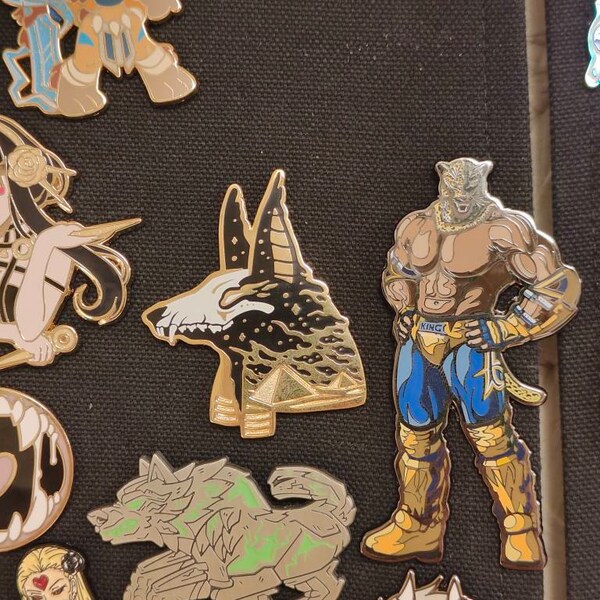 Anubis Enamel Pin - Cosmic Pantheon Egypt, Egyptian Gods, Egyptian ...