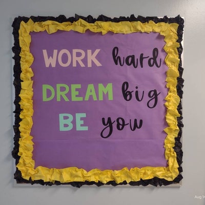 In a World Where You Can Be Anything, Be Kind Bulletin Board Cutouts ...