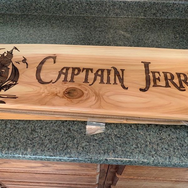 Pirate Sign Wooden Name Sign - Etsy