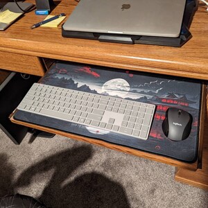 Forest Gaming Table Big Fantasy Mousepad Gamer Desk Setup Game Room ...