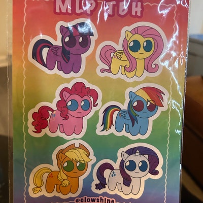 MLP TBH My Little Pony Autism Creature Vinyl Sticker Sheet A5 8x6 In ...