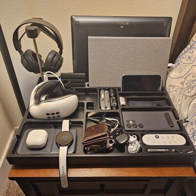 Personalized Gift, Floating Wall Charging Station Organizer for ...