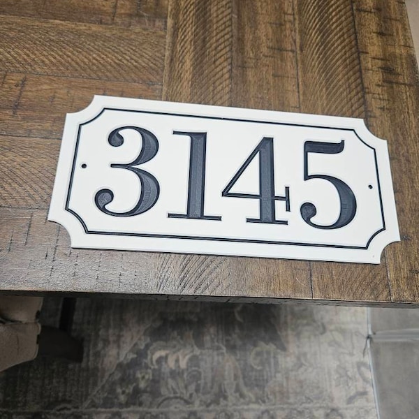 5 Inch Traditional & Wider, House Numbers Letters - Etsy