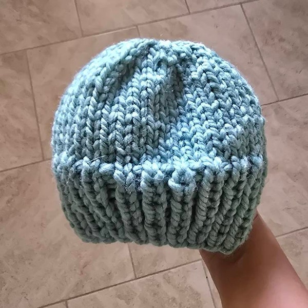 KNITTING PATTERN - the Double Pom Beanie by Charlie & Luna Co ...