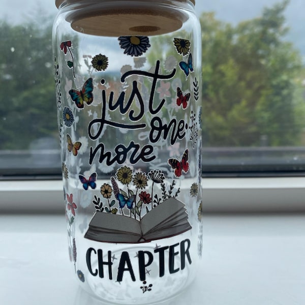 Book Coffee Glass Cup TBR Gift Idea Book Lover Cup Book Club Girly ...