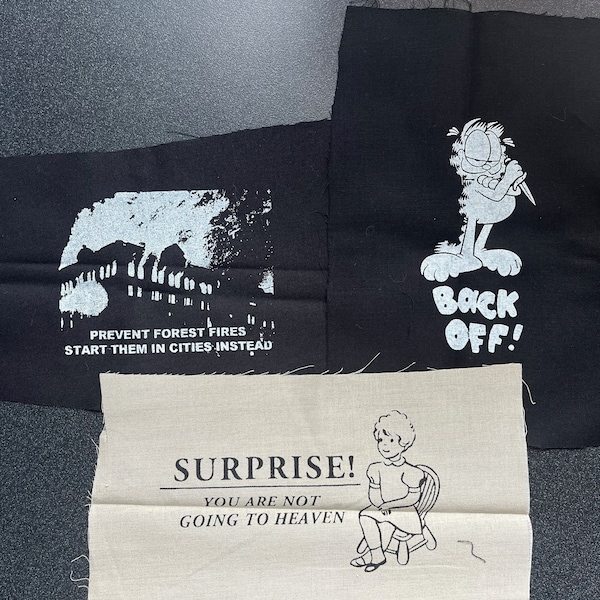 BACK OFF PATCH Sure Why Not Use This Amusing Cartoon Cat as an Icon for ...
