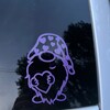 Gnome With Flowers Vinyl Decal, Gnome Decal, Gnome Sticker, Window ...