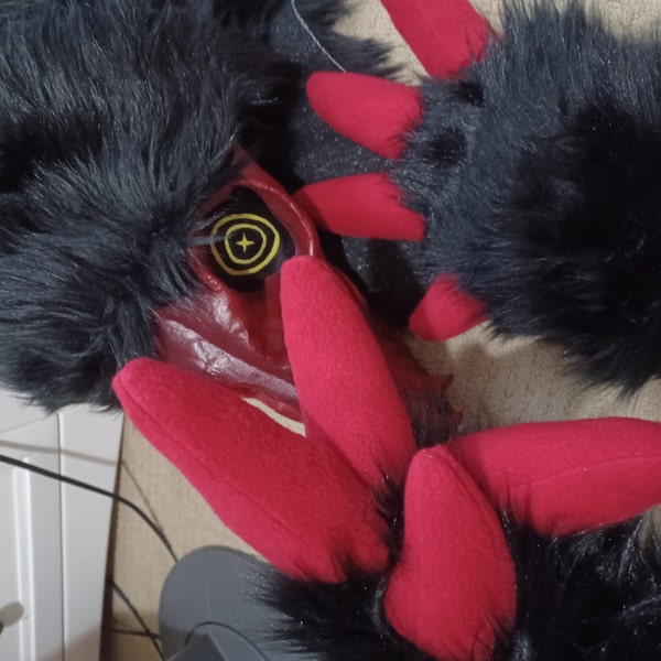 Furry Custom Plush Fursuit Hand Paws - Deer, Dino & Protogen - 1 Pair ...
