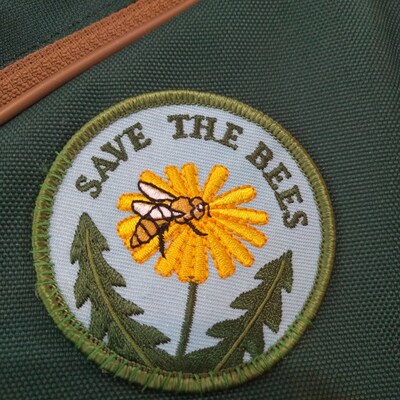 Save the Bees Embroidered Scouting Patch - Etsy