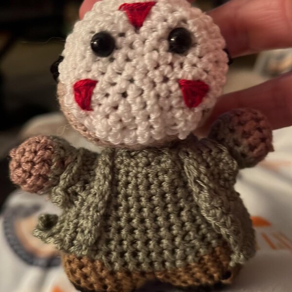 Pattern Only Halloween Horror Icon Inspired Jason Crochet Amigurumi ...