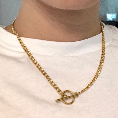 Toggle Necklace Gold Toggle Necklace, Toggle Necklace Gold, Toggle ...