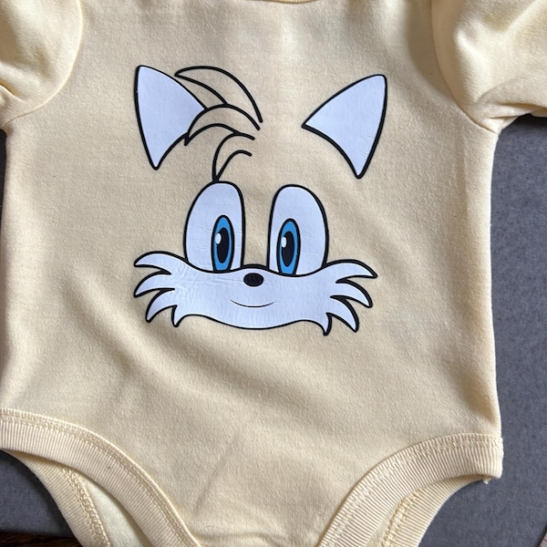 Tails Face Layered SVG: Sonic Game Cut File (digital Download) - Etsy