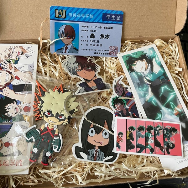 Mystery Anime My Hero Acadamia Inspired Giftbox - Etsy UK