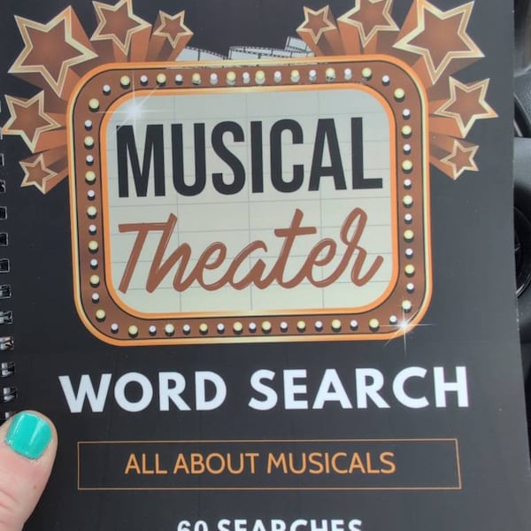 Musical Theater Word Search: Musicals Gift for Music Theatre Fans - Etsy