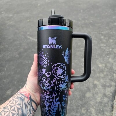 Happy Face Engraved Stanley 40 Oz 30 Oz - Etsy