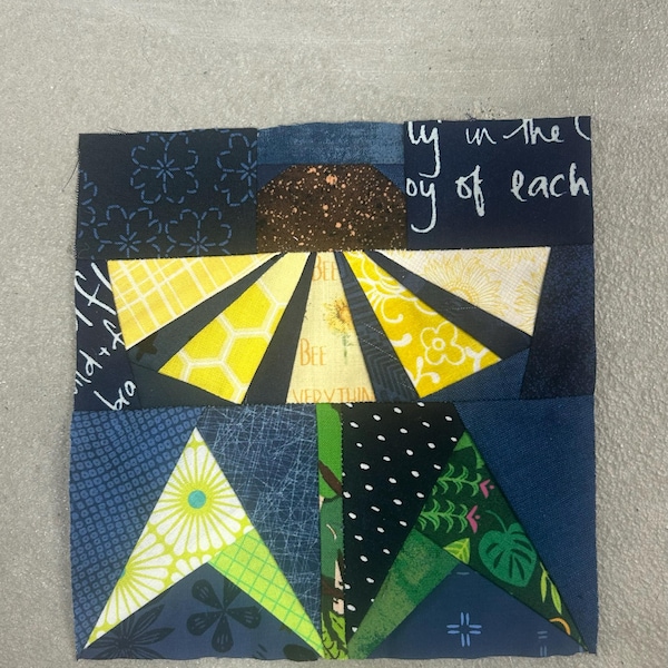 Guardian Angel Paper Pieced Quilt Block Pattern, PDF Download, 6 & 12 ...