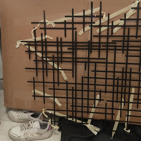 Metal Wall Coat Rack, Abstract Metal Wall Decor,entryway Metal ...