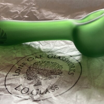 Glass Pipe, Kitty Cat Spoon Pipe, Spoon Pipe, Sand Etched Spoon Pipe ...