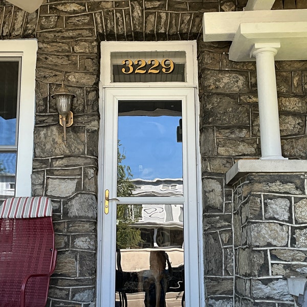 Transom Address Numbers - Color Options - House Home Building Office ...