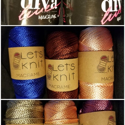 2mm Macrame Cord, Polyester Macrame Yarn Perfect for Bags and Home ...