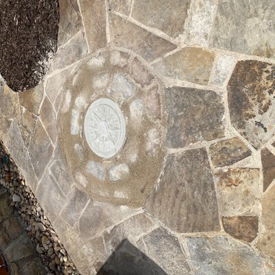 FULL THICKNESS Compass Steppingstone Garden Art Landscaping - Etsy