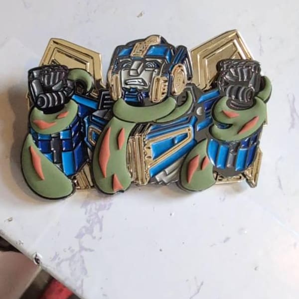 Sentinel Prime Enamel Pin (w/ Rubber Parts) - Etsy