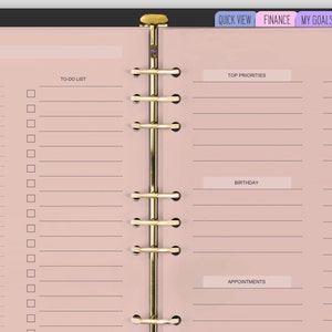 Undated Digital Planner, Goodnotes Planner, Daily Digital Planner, iPad ...