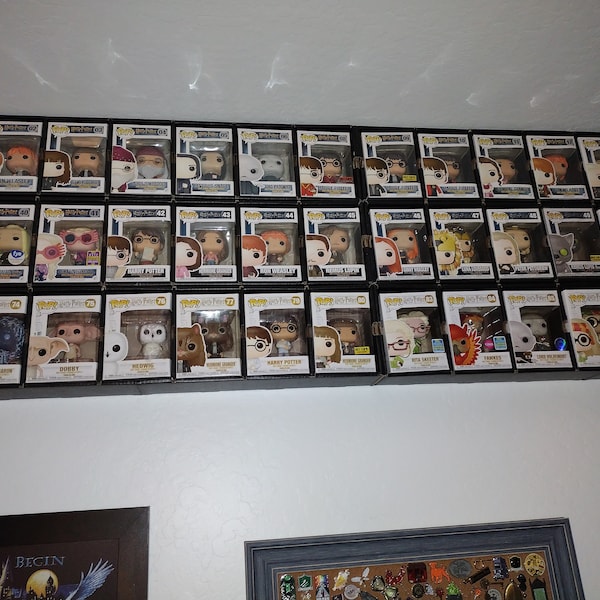 Funko Pop Display Kubbies TWELVE PACK! Black or White. Single Row! - Etsy
