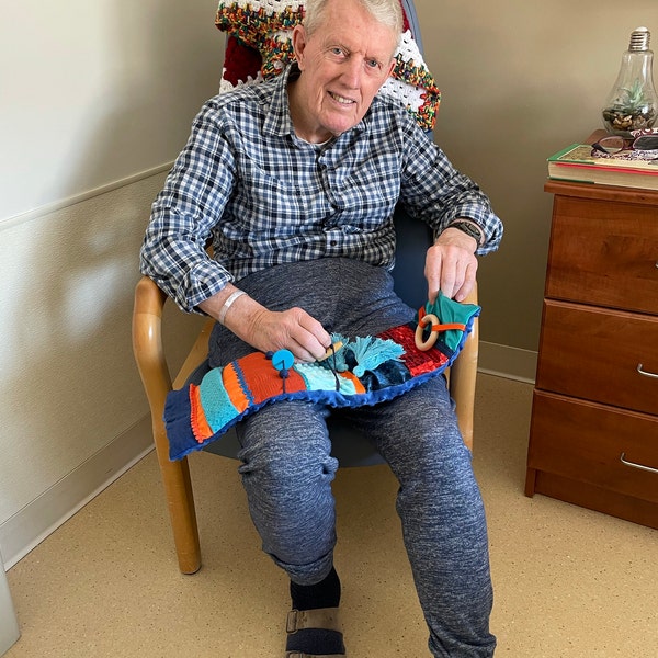 Tactiles Dementia Sensory Fidget Lap Blanket - Etsy