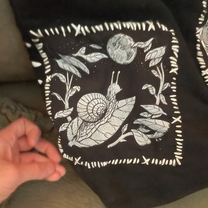 Snail & Moon Patch - Etsy