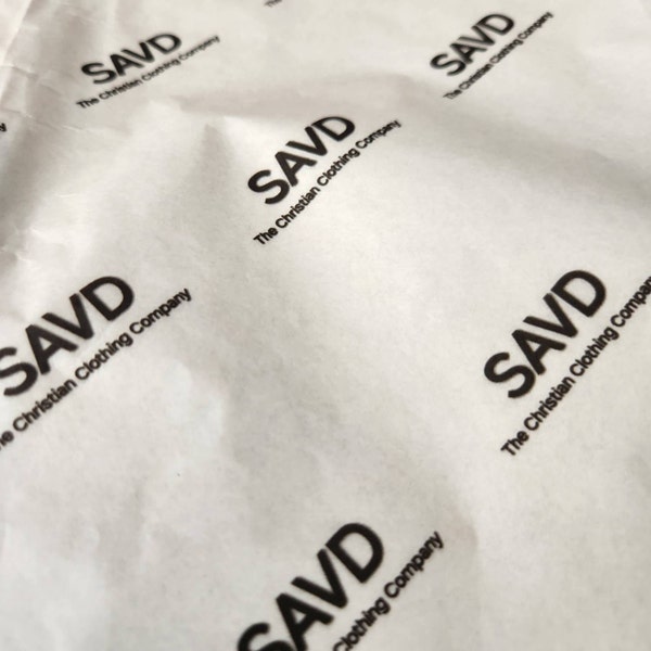 Personalized Tissue Paper, Custom Logo Tissue Paper, Branded Tissue ...