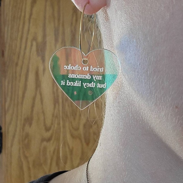 Dream Big, Fart Loud Iridescent Acrylic Keychain - Etsy