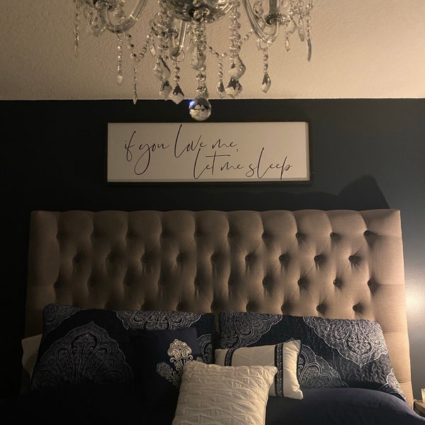 Bedroom Wall Decor Over the Bed, Master Bedroom Wall Decor, Above Bed ...