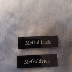 Personalised Trophy Engraving Plate 50mm X 25mm - Etsy