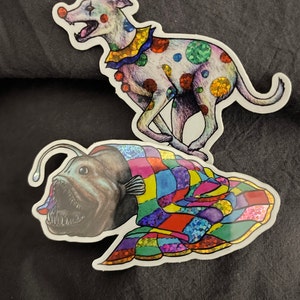 Sparkly Clown Rat Sticker - Etsy
