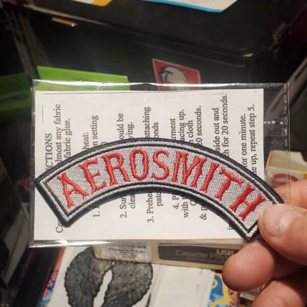 Aerosmith Biker Logo Embroidered Patch / Iron on Applique, Officially Licensed, Rock Patches - Etsy