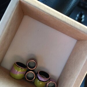 Goldfish Dread Beads Set/7-15mm Hole/glass Dreadlock - Etsy